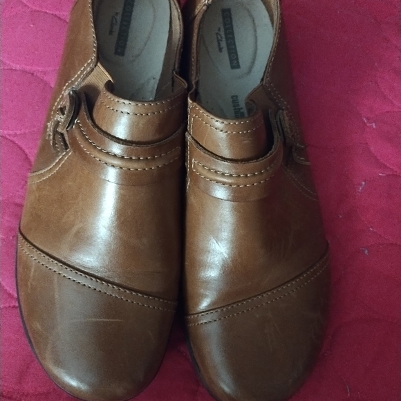 Clarks | Shoes | Clarks Collection Cheyn Madi Womens M Dark Tan Leather ...